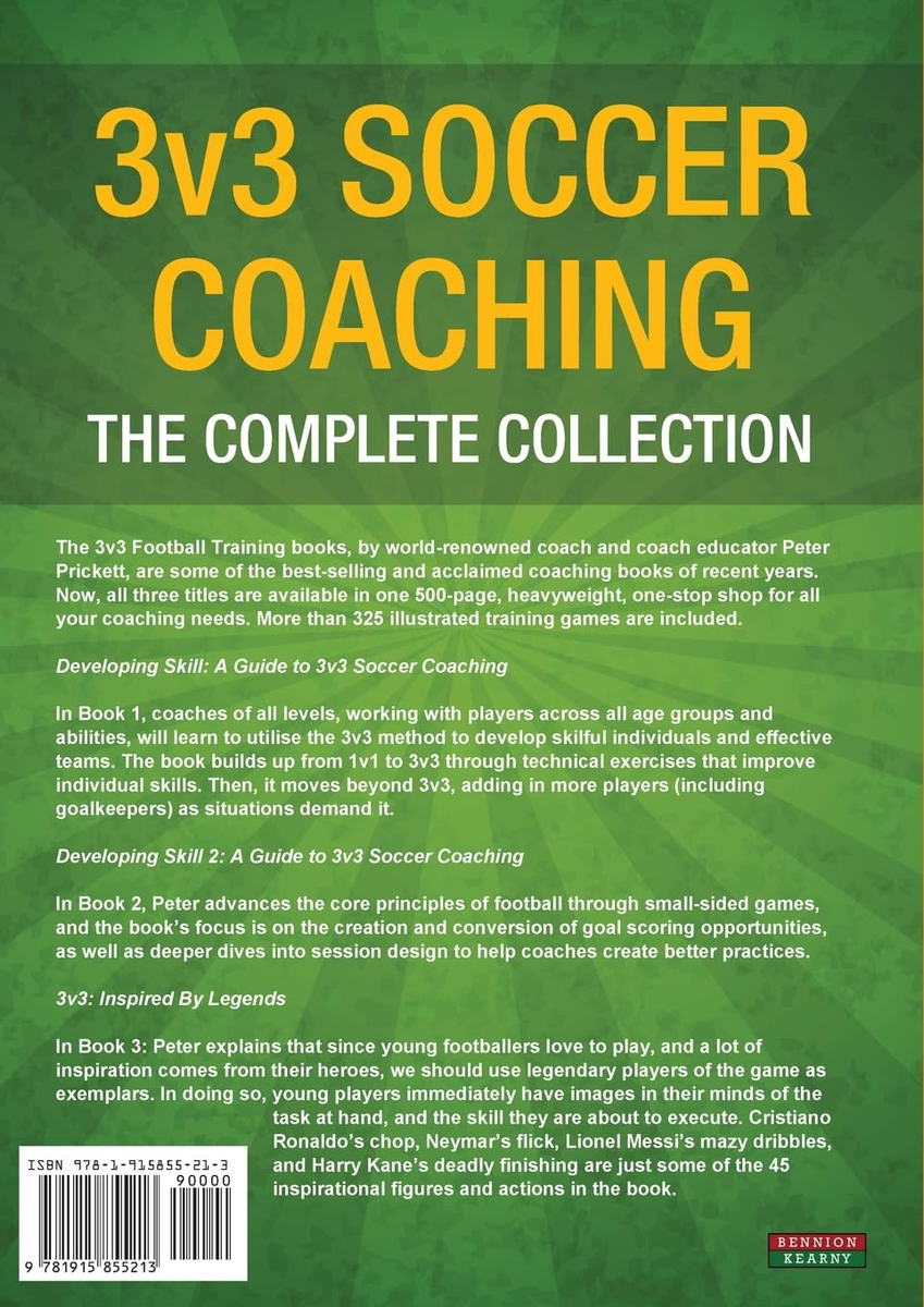 3v3 Soccer Coaching: The Complete Collection – SOCCER BOOKS