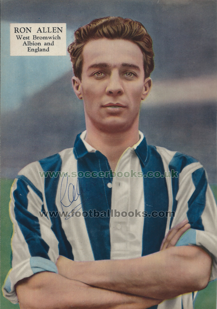 Ronnie Allen West Bromwich Albion – SOCCER BOOKS